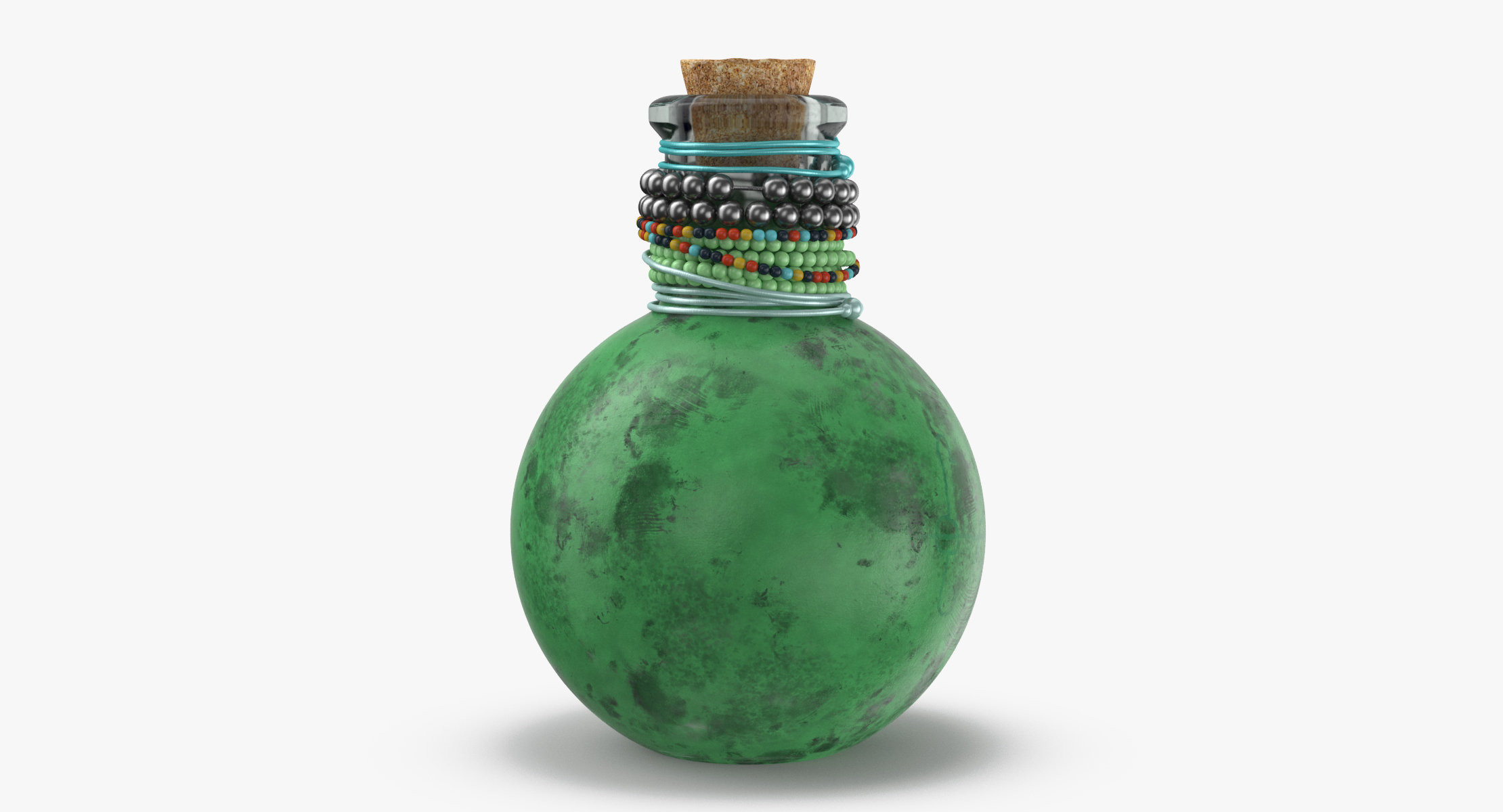 voodoo spirit bottle 02 3d max