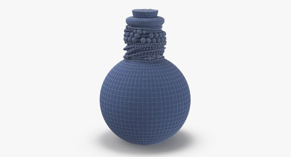 voodoo spirit bottle 02 3d max