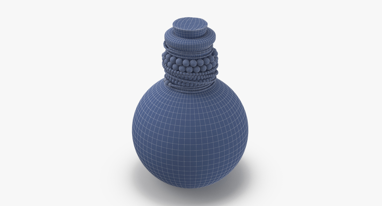 voodoo spirit bottle 02 3d max