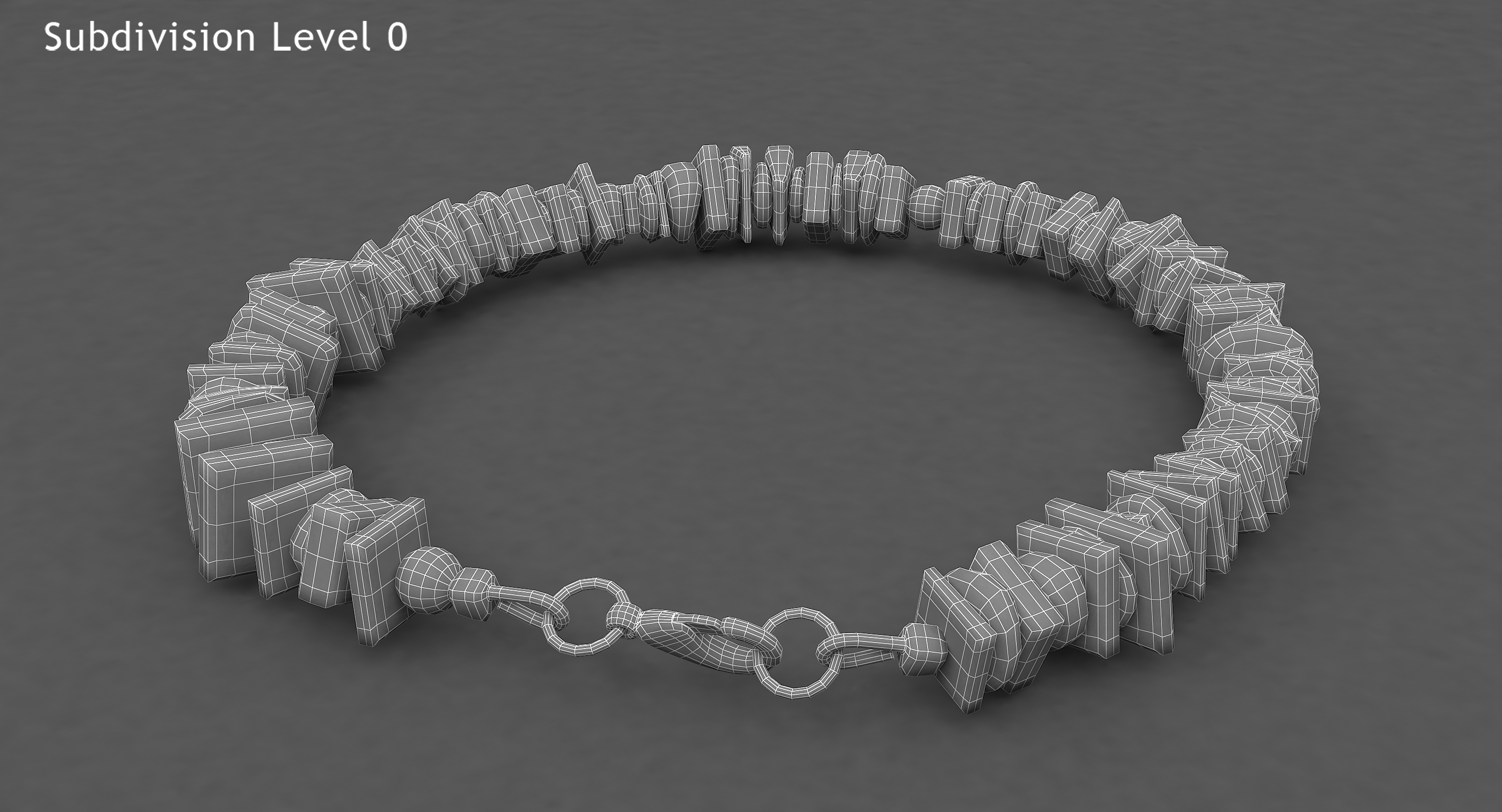 3d model mens bracelet
