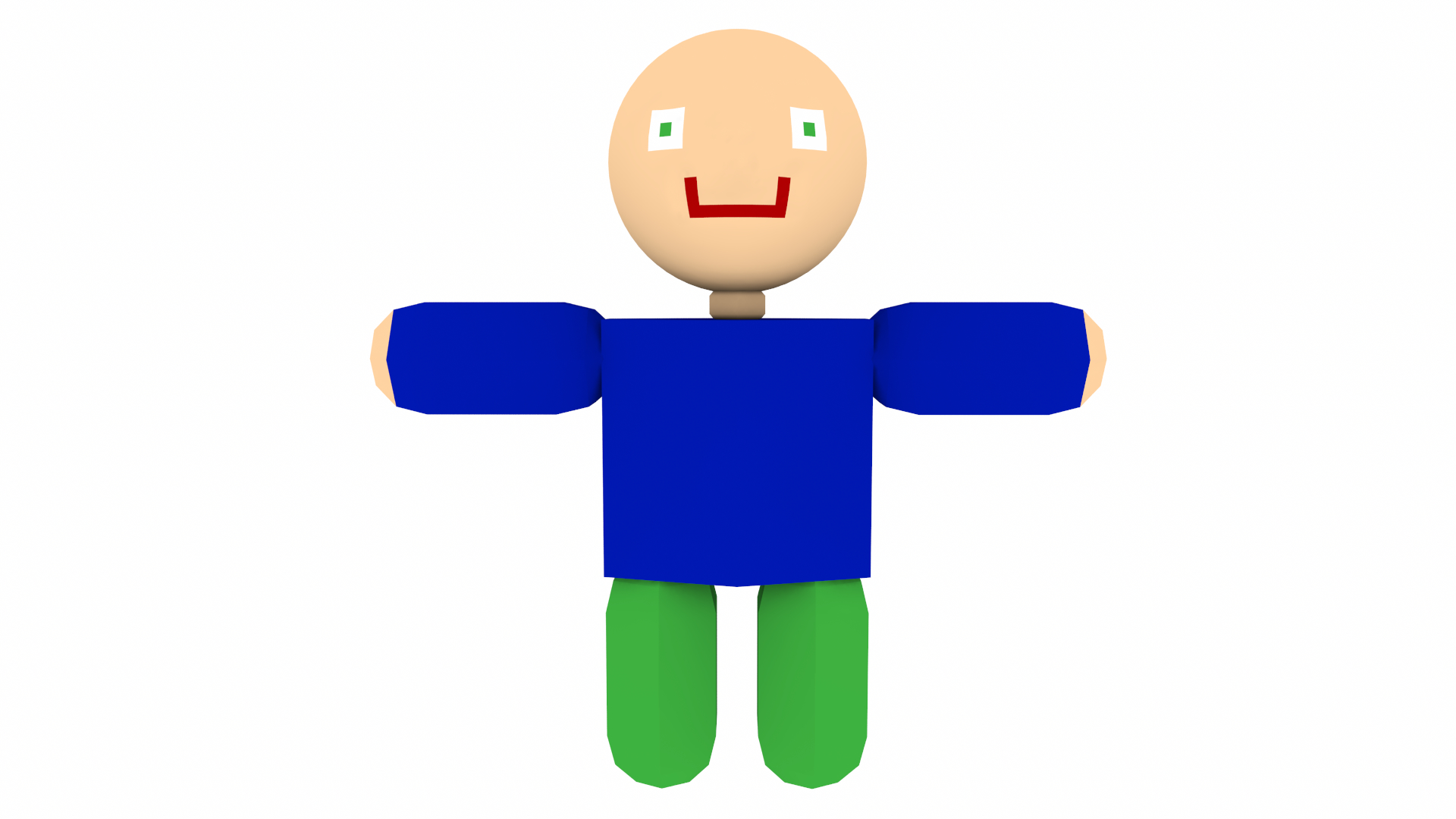 free simple figure 3d model