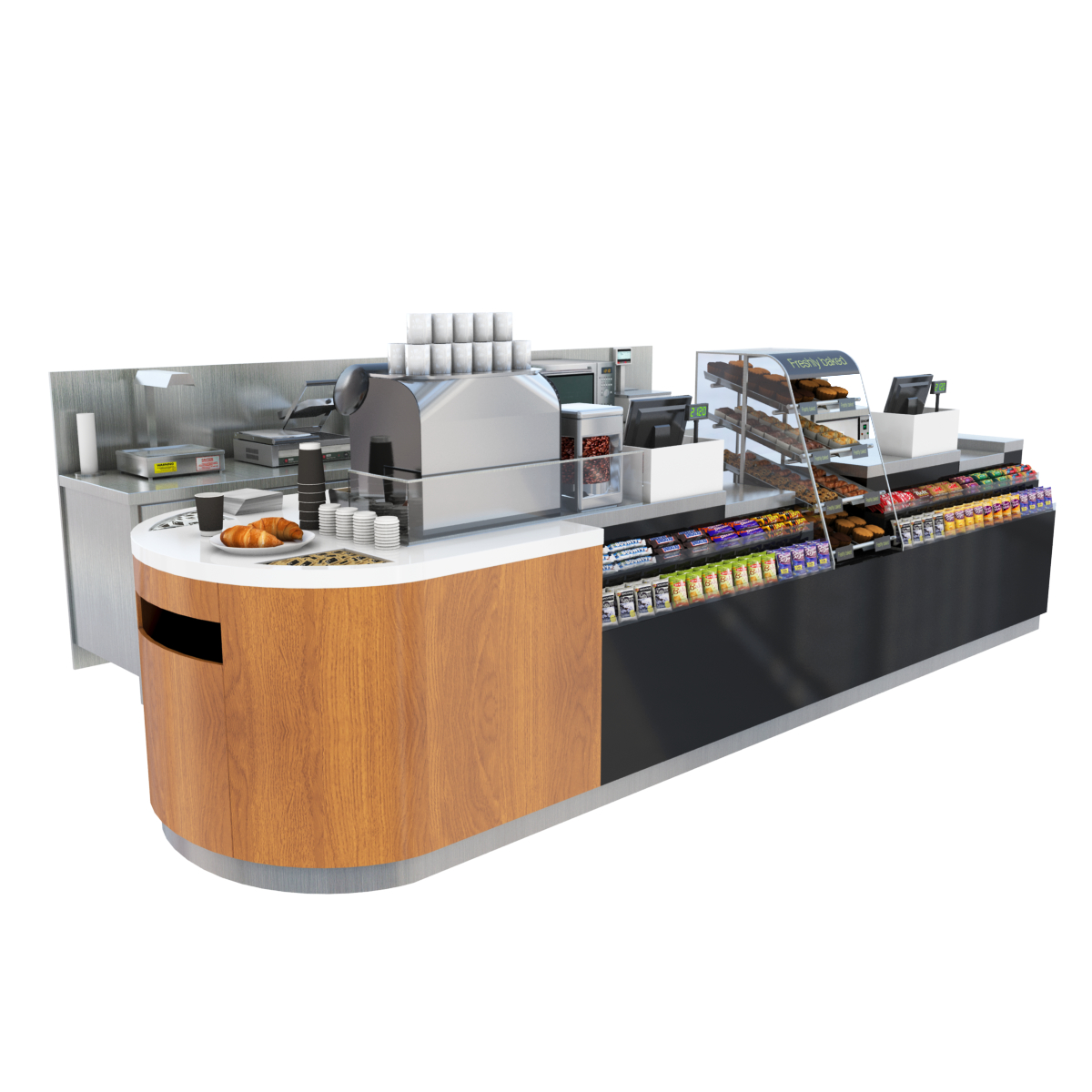 modèle 3D de Comptoir de café - TurboSquid 1099930