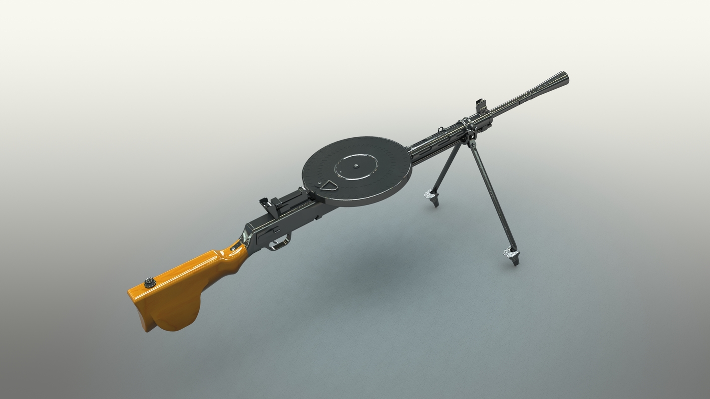 3d dp-27 machine gun