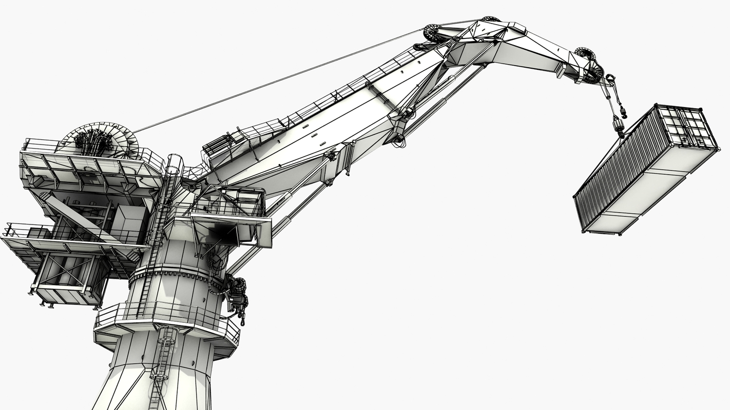 3d heavy crane