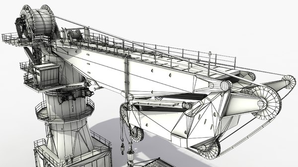 3d heavy crane