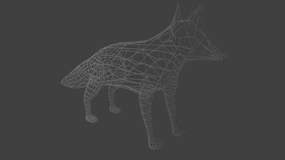 fox blender 3d 3ds