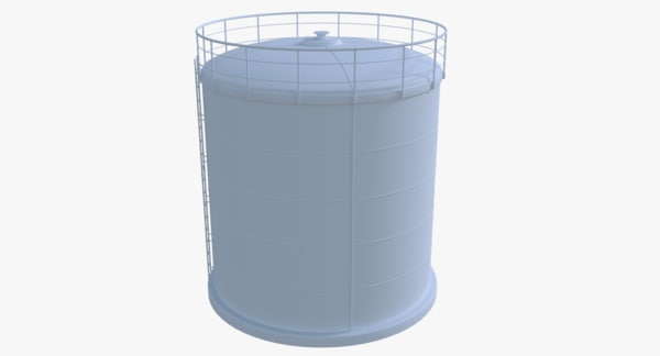 oil cistern 3d obj