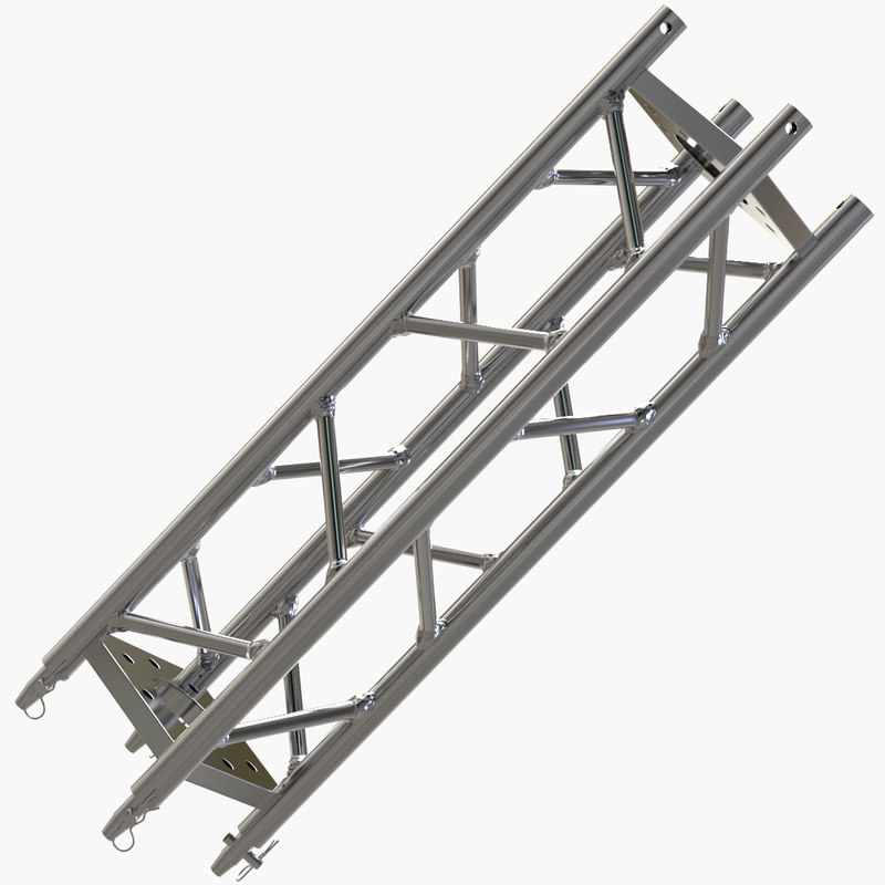 3d straight truss model