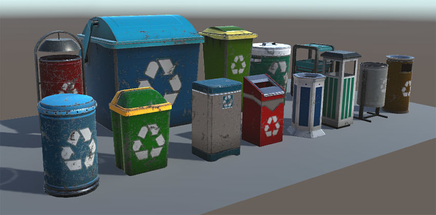 trash 3d model