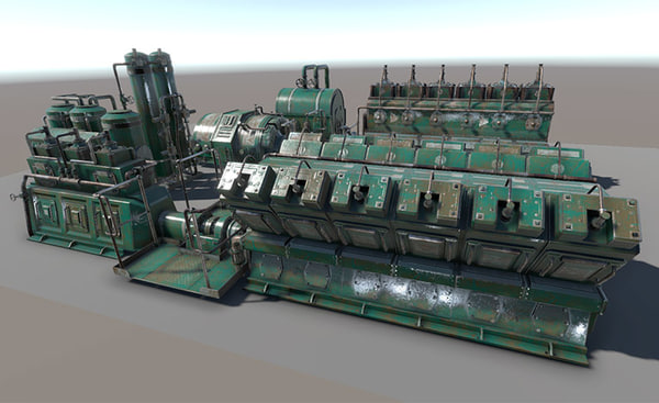 engine room 3d model