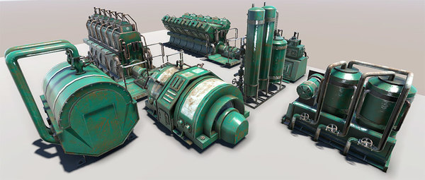 engine room 3d model