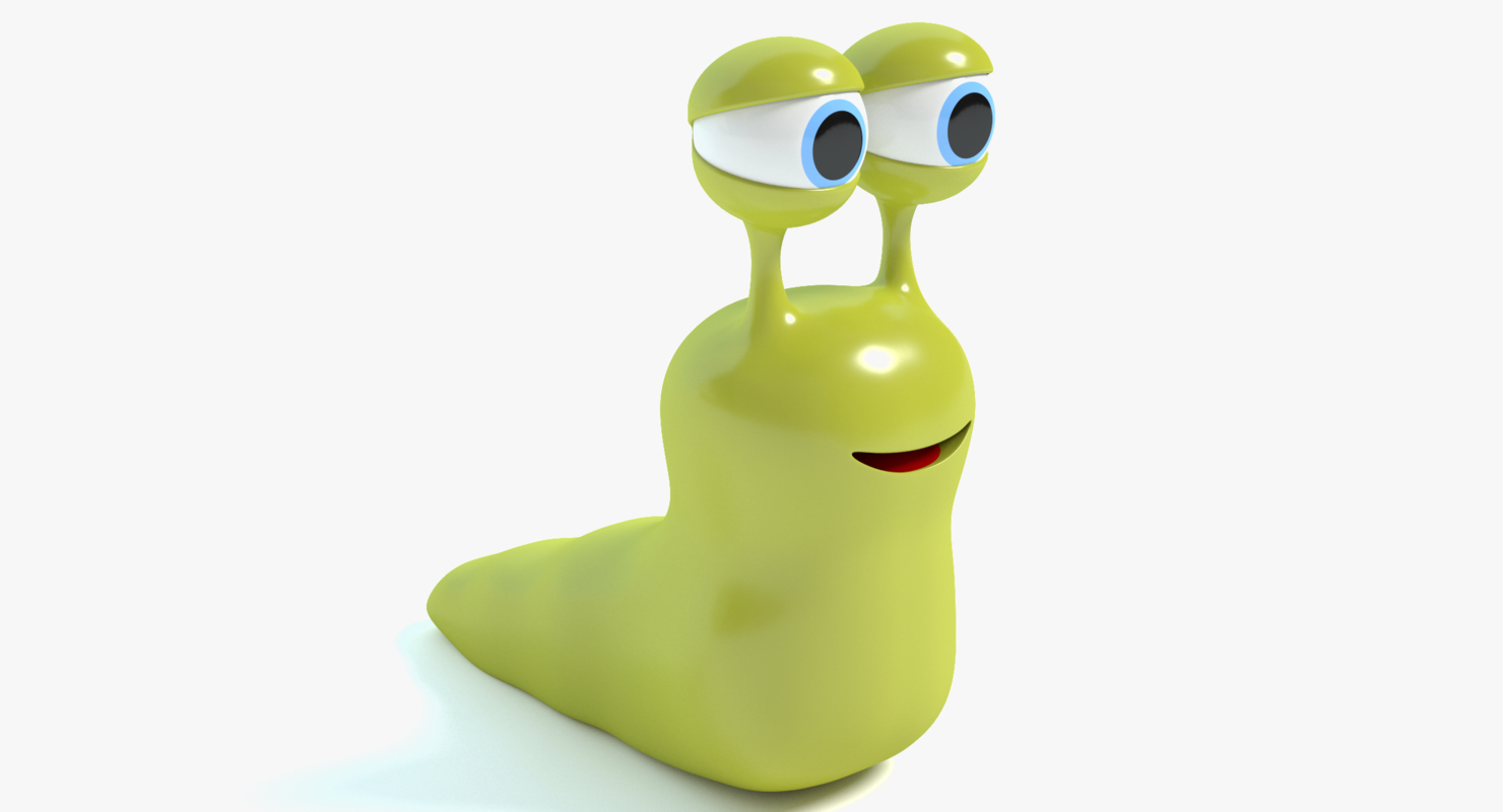cartoon slug 3d 3ds
