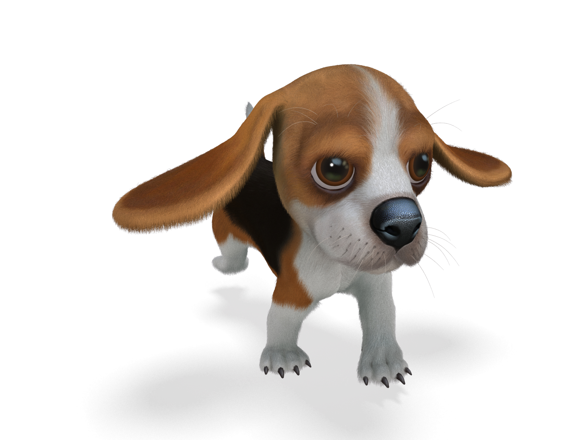 dog puppy rigging animation max