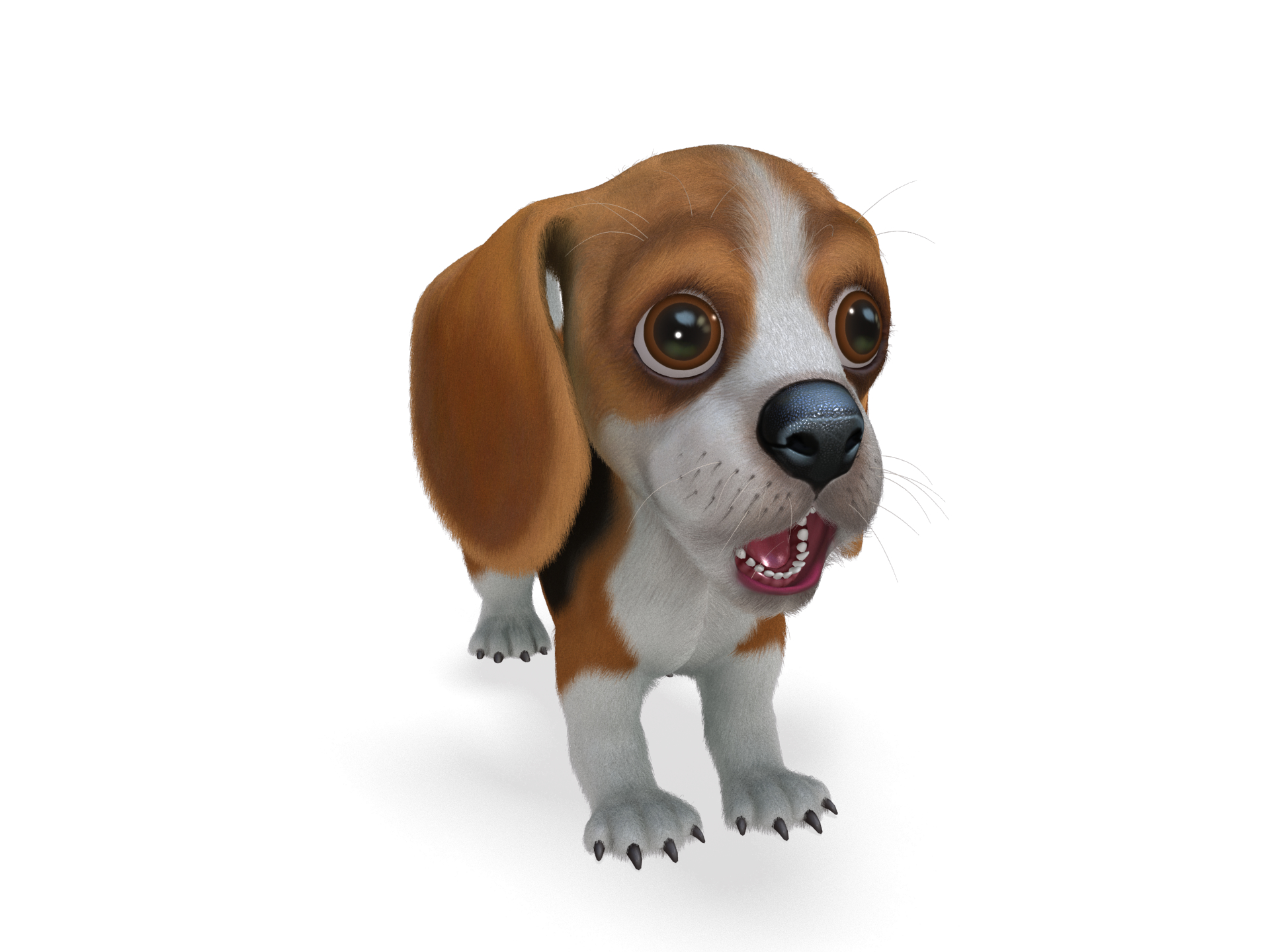 dog puppy rigging animation max