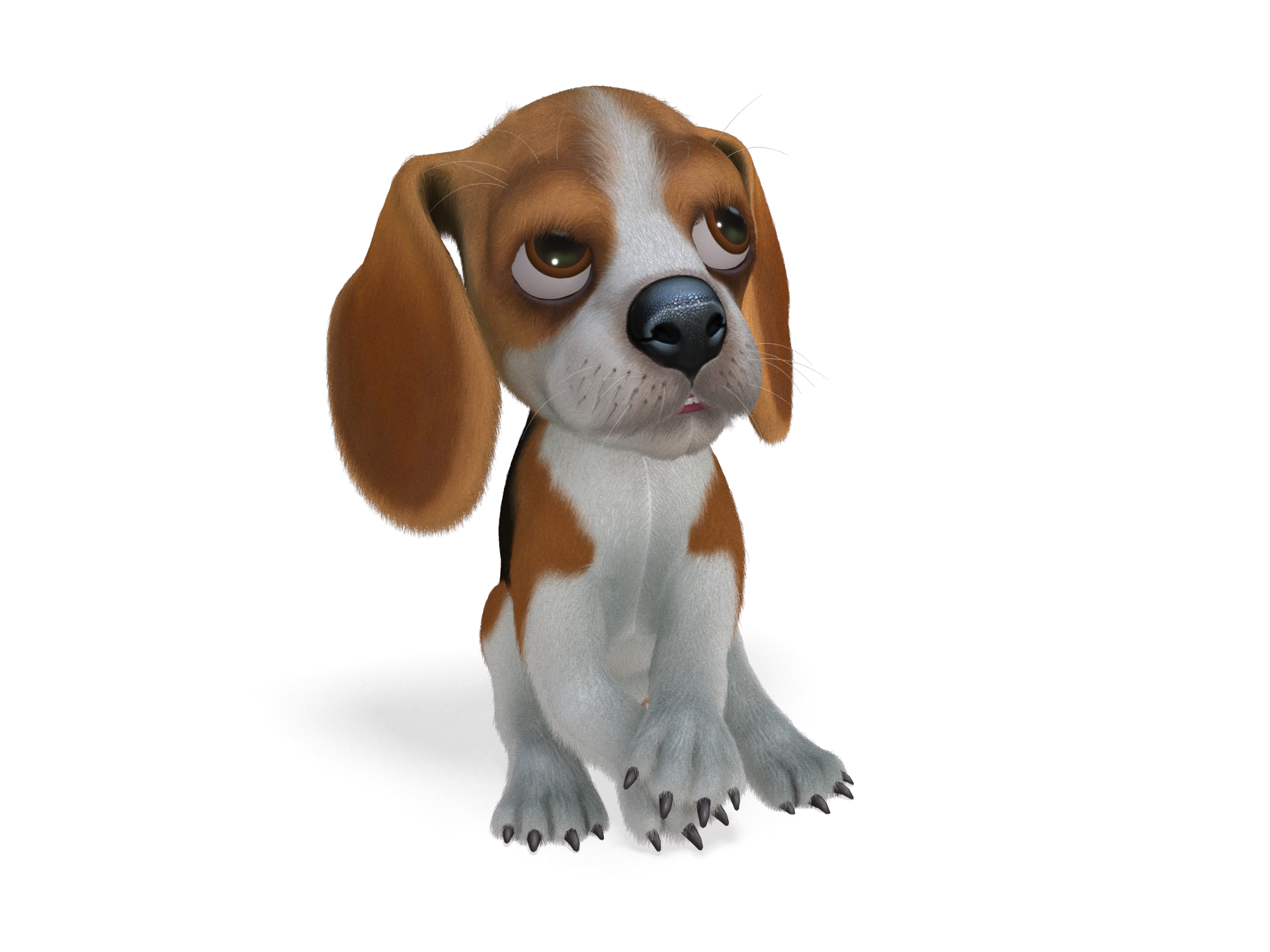 dog puppy rigging animation max