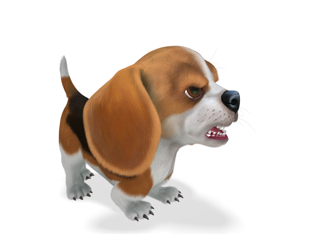 dog puppy rigging animation max