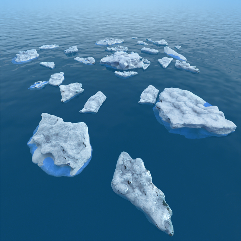 fragment ice 3d model fragment ice 3d model
