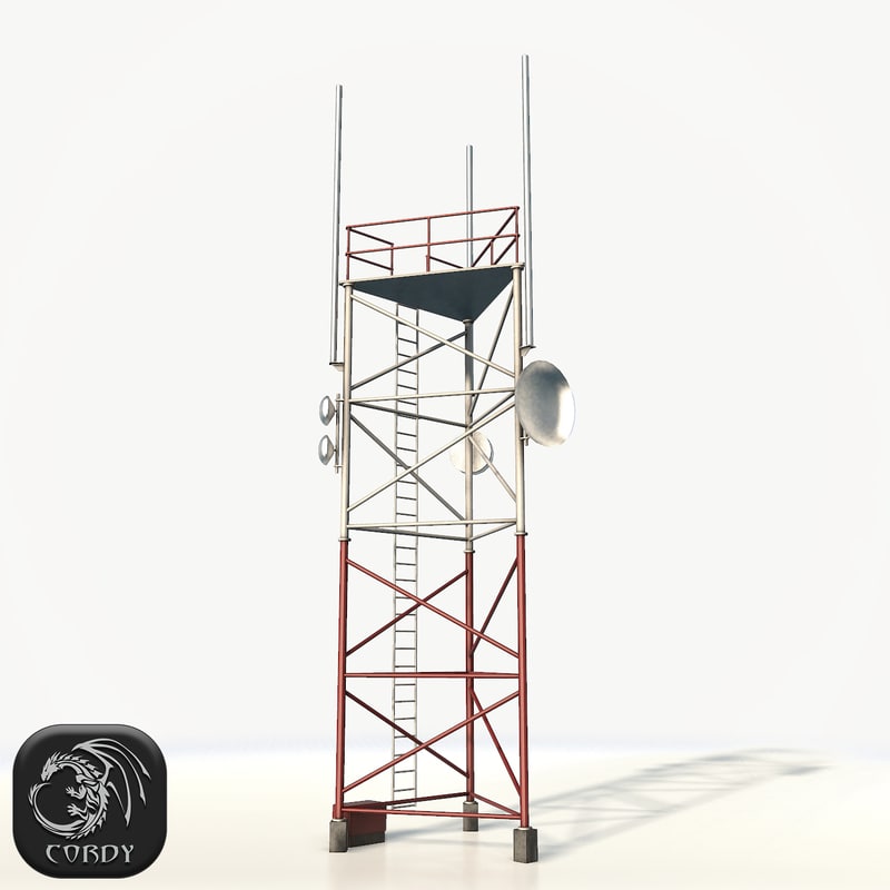 radio tower 3d model