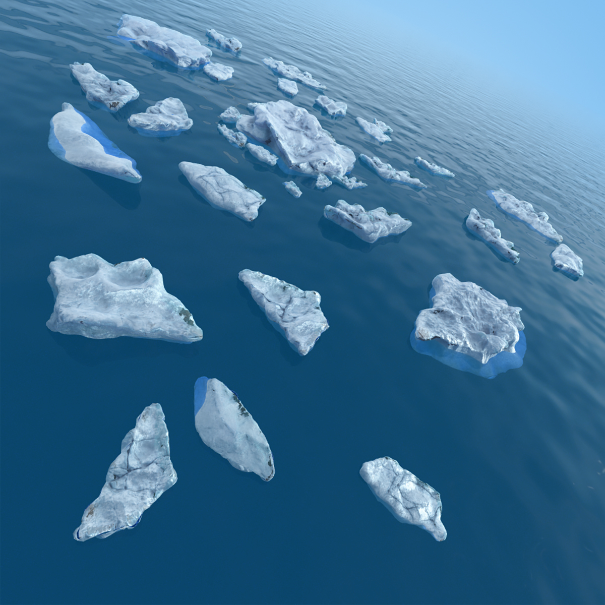 fragment ice 3d model fragment ice 3d model