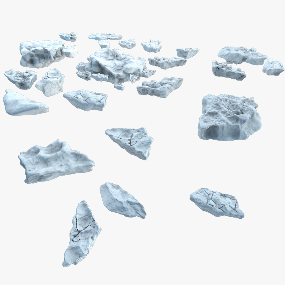 fragment ice 3d model fragment ice 3d model