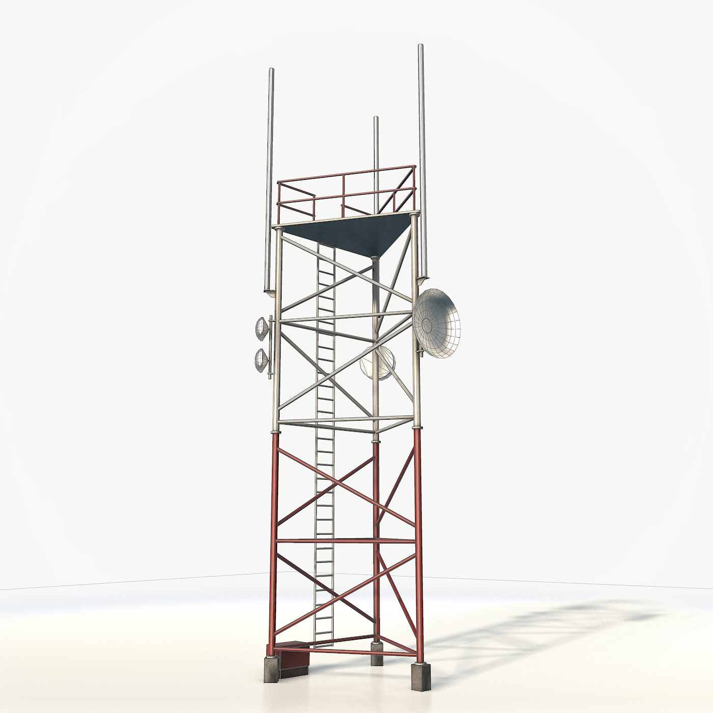 radio tower 3d model