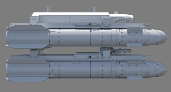 3d model agm-114 hellfire missile