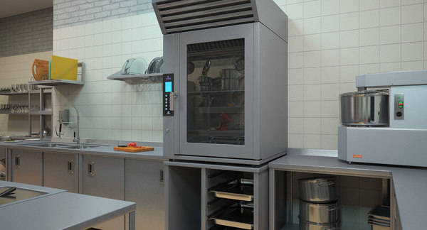 3d commercial kitchen model