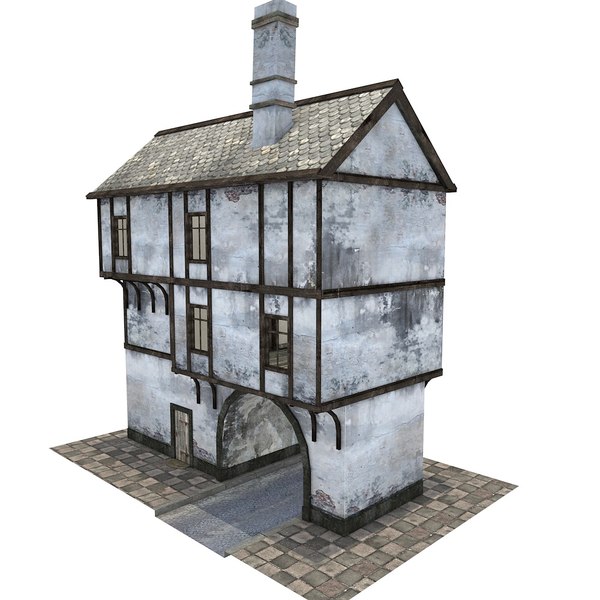 3d medieval gate house
