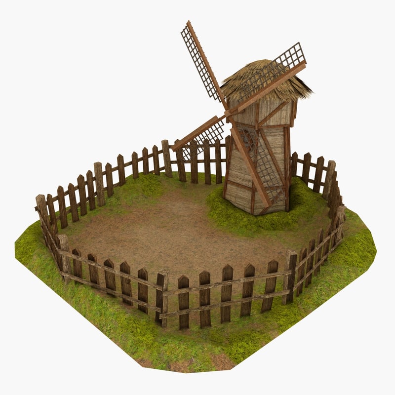 hobbit windmill glade 3d max