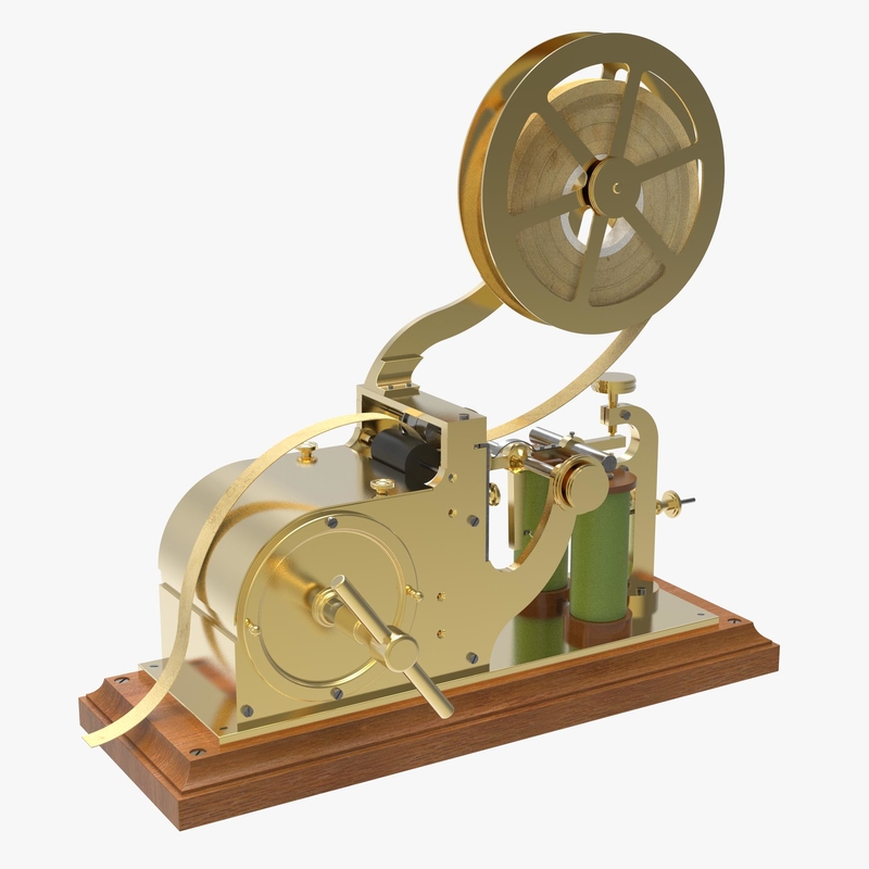 3d model old morse telegraph