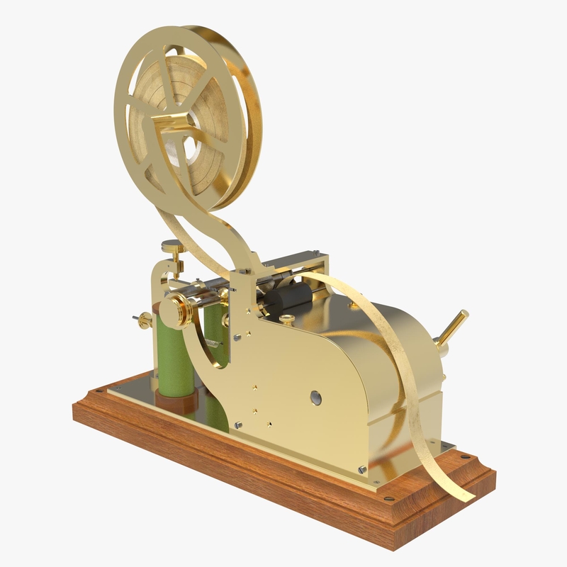 3d model old morse telegraph