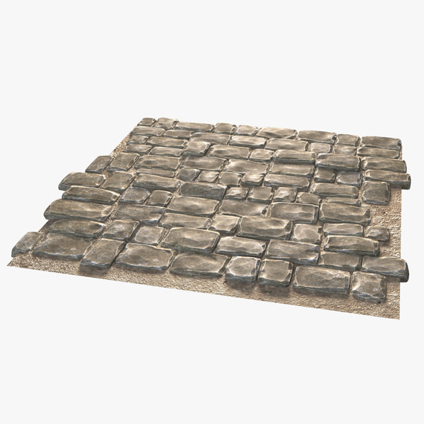 paving stones 08 3d max