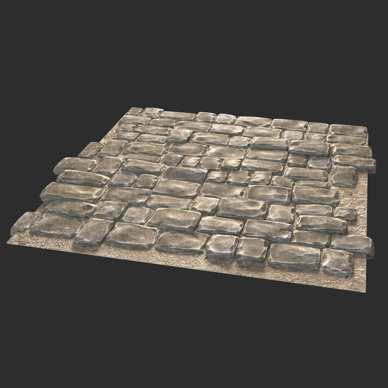 3d model paving stones