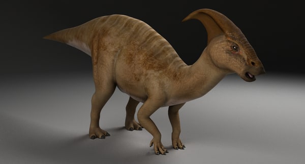 3d obj parasaurolophus parasaur