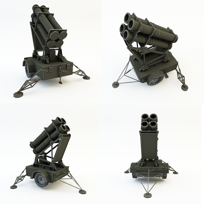 rocket launcher 3d max
