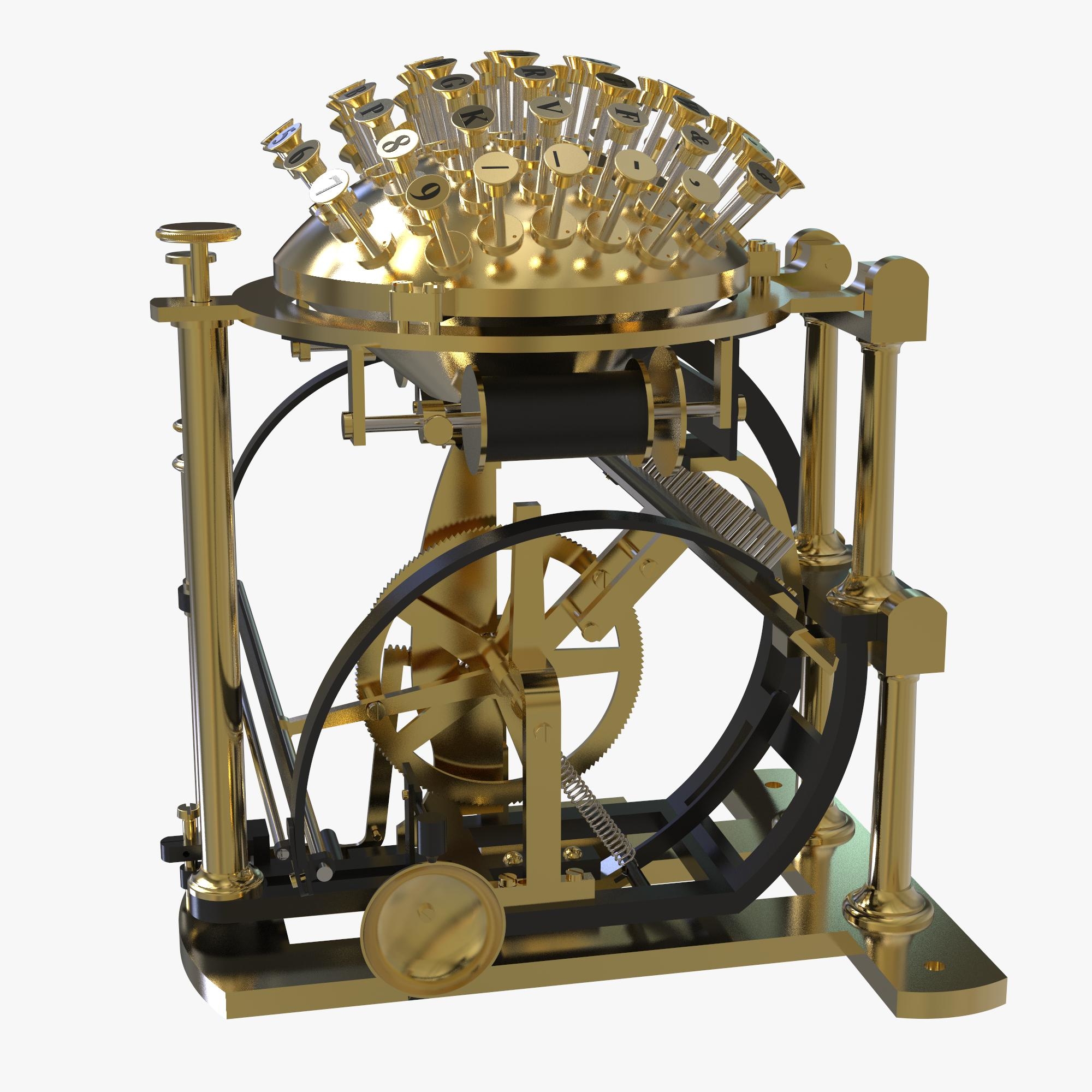 writing ball typewriter max