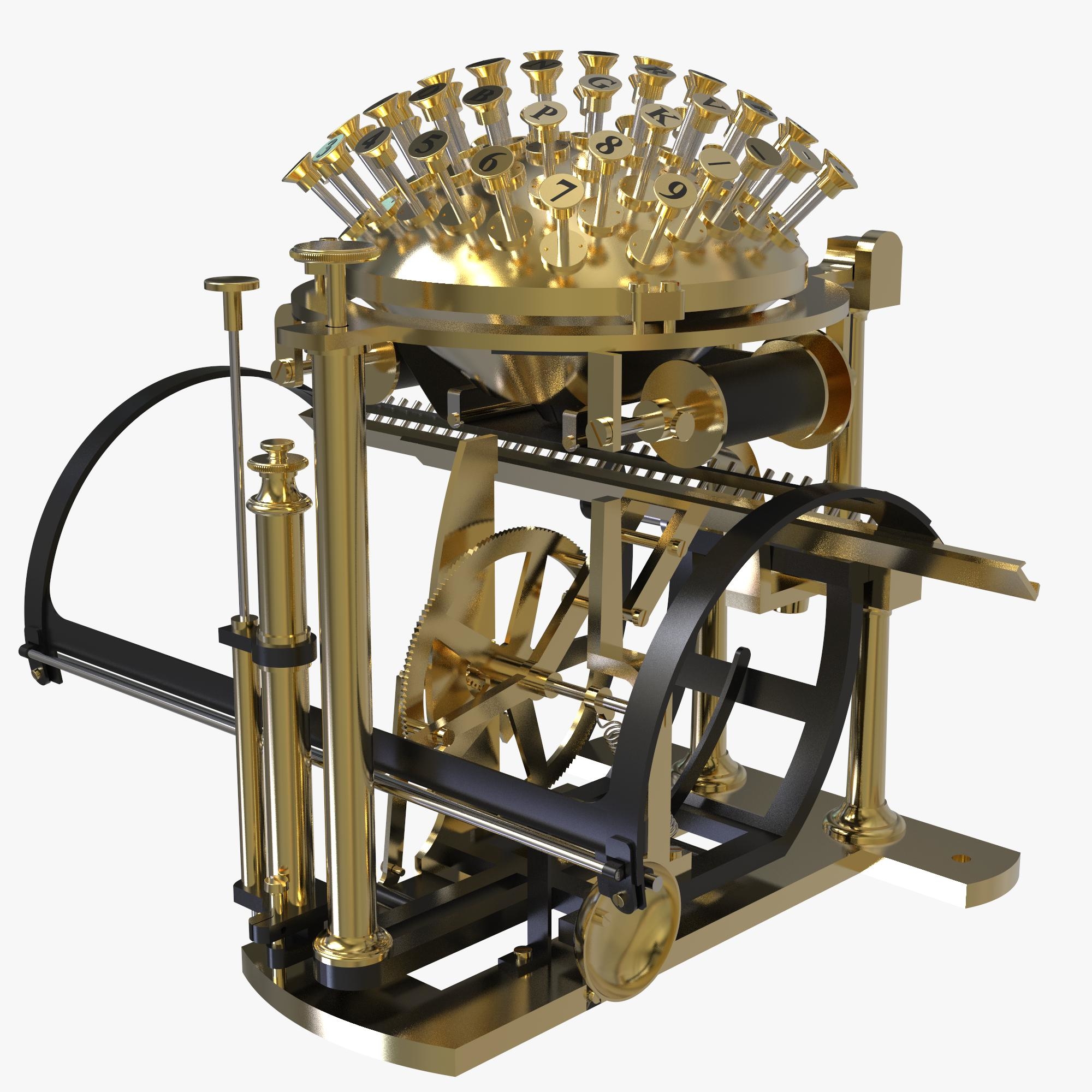 writing ball typewriter max