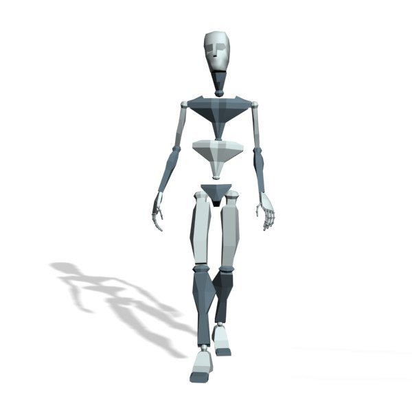 Motion Character Studio Biped lady walking forward
