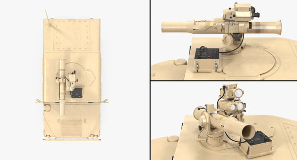 hmmwv tow missile carrier 3d model