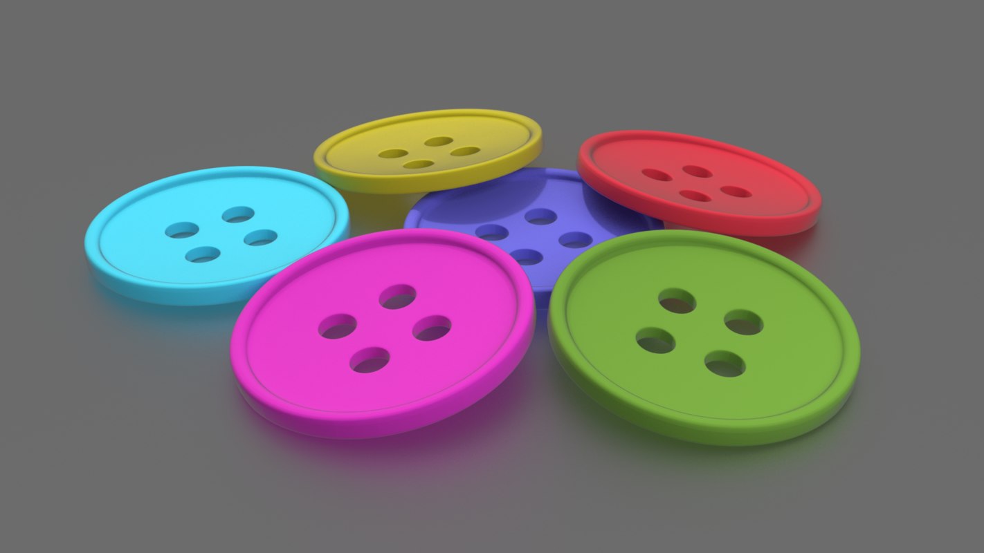 botton 3d model