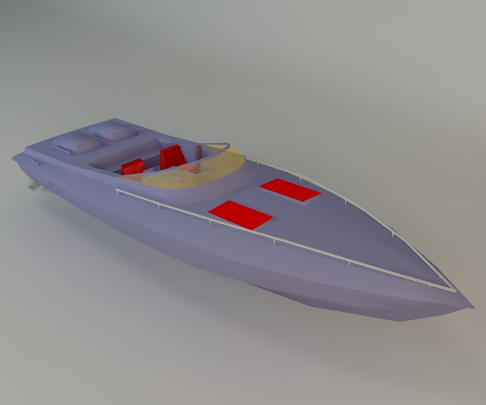 modelo 3d Lancha rápida - TurboSquid 1102189