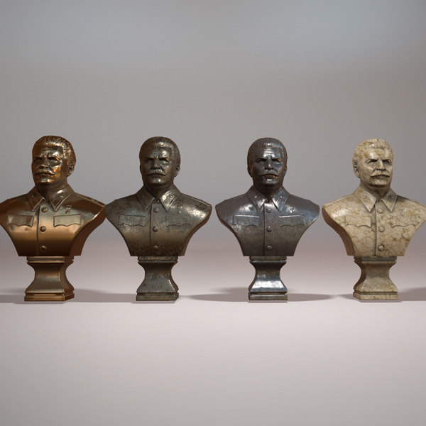 stalin s statue 3d model
