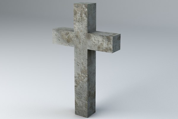 broken grave 3d model