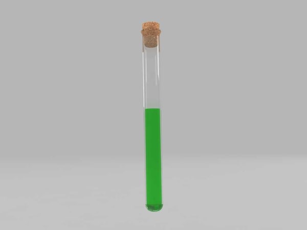 3d test tube
