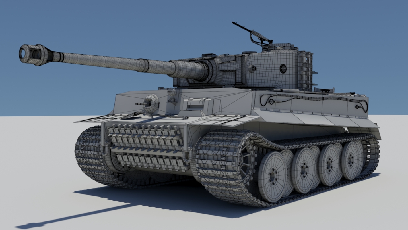 modelo 3d Tiger Tank - TurboSquid 1102438