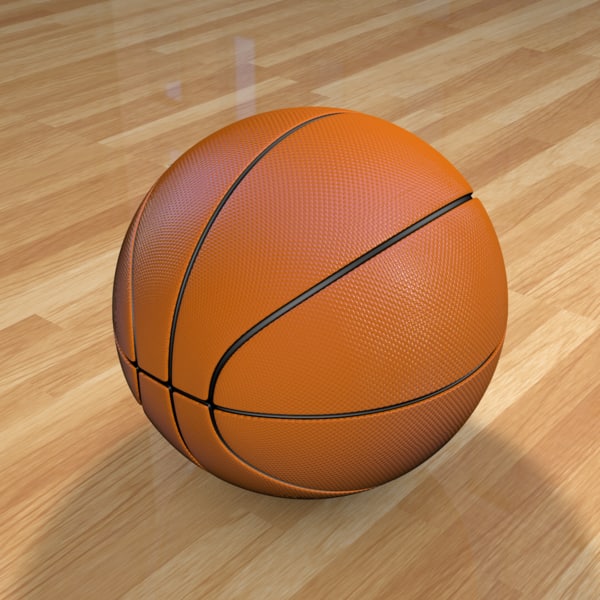 3d basketball ball model