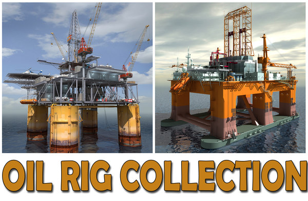 3d jack-up oil rig