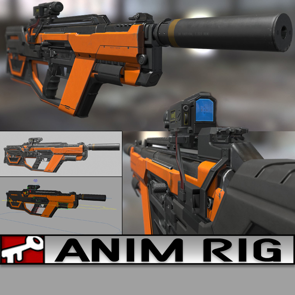 Assault Rifle 3D Models for Download | TurboSquid