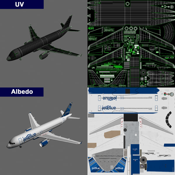 airbus a320 jetblue animation max