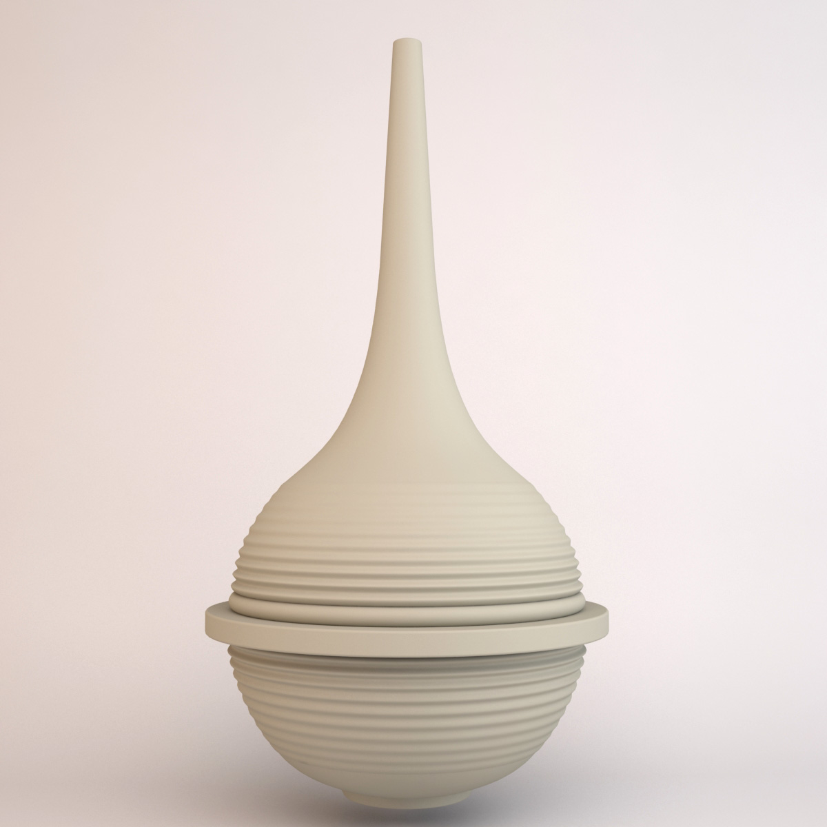 nose bulb aspirator 3d model